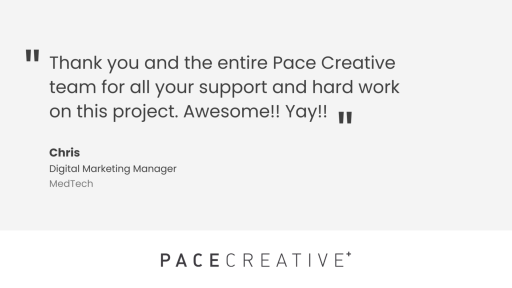 Digital Growth Strategy for MedTech | Pace Creative